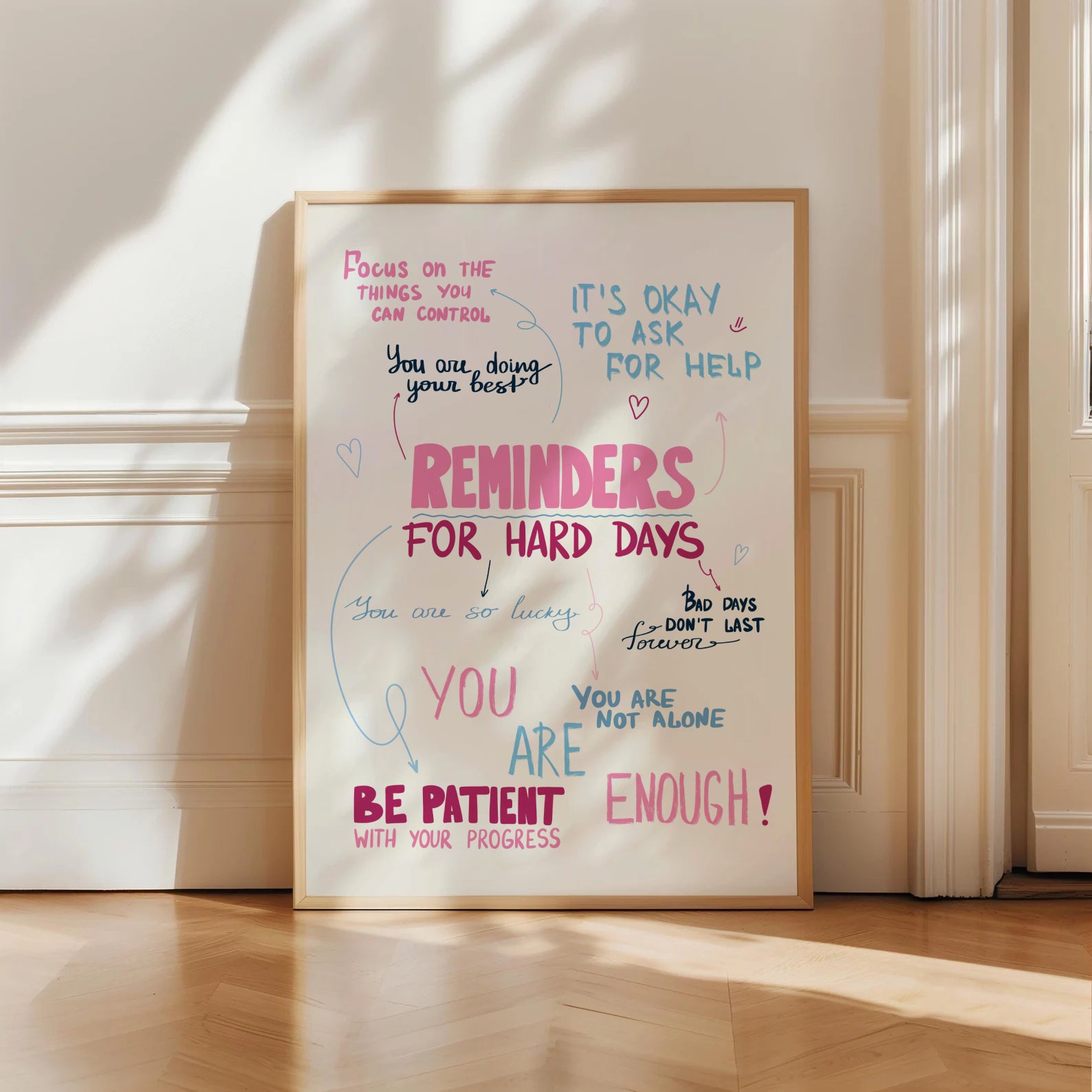 Reminders For Hard Days Print – Kates Gallery